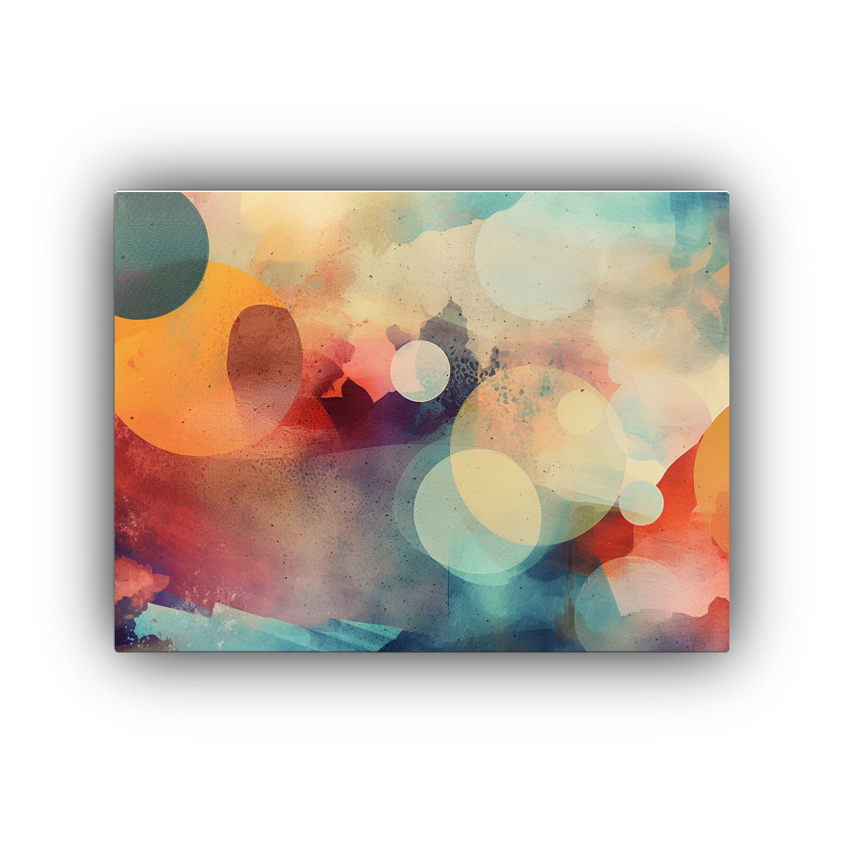 Cuadro Abstracto Surrealista Con Adornos De Arte Forma - DecoCuadros