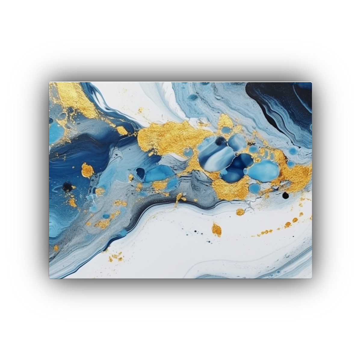 Cuadro Abstracto De Mármol En Acrílico - DecoCuadros