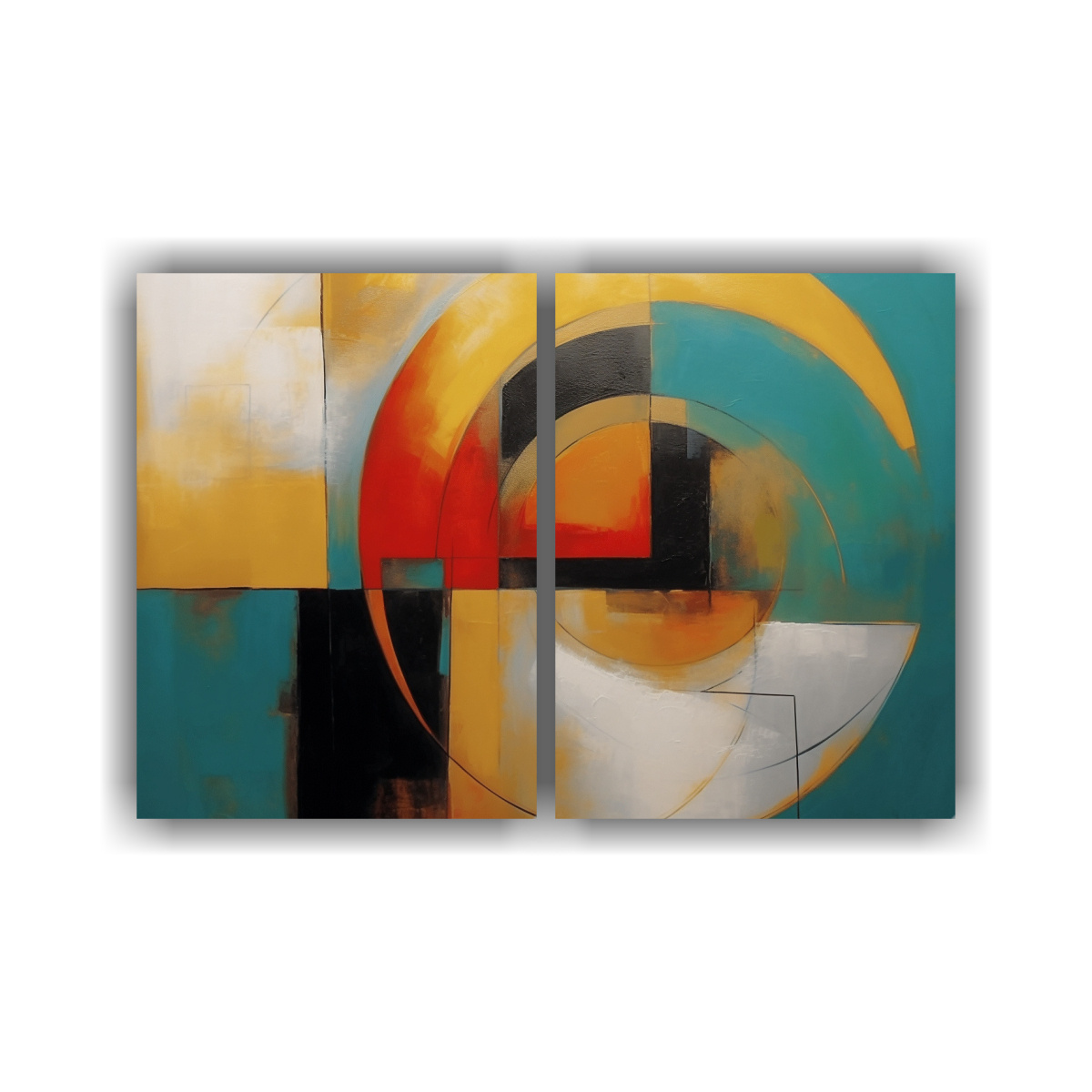 Cuadros Abstractos Temáticos Para Sala - DecoCuadros