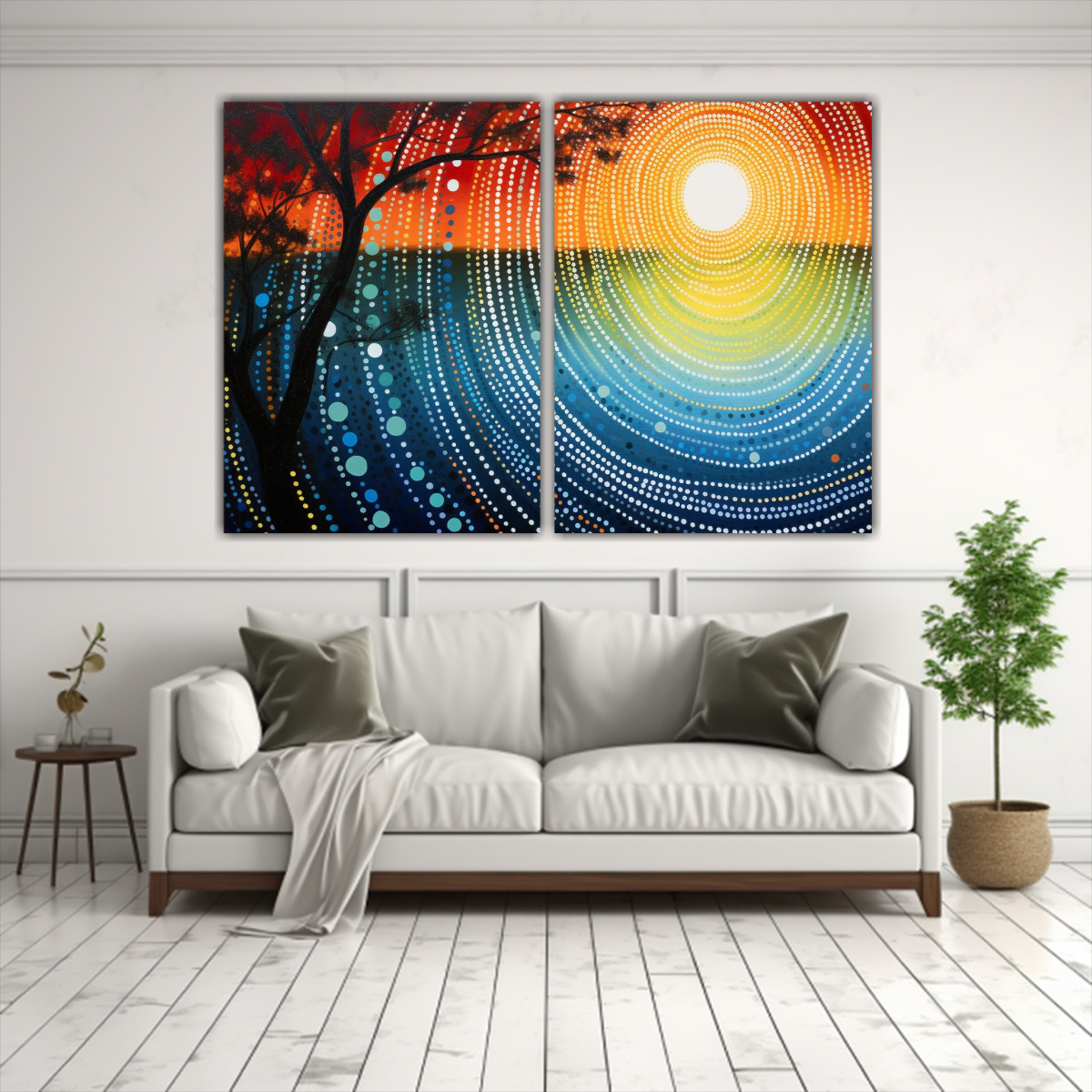 Cuadro Pinturas Decorativas Aborígenes Australianas: Belleza En ...