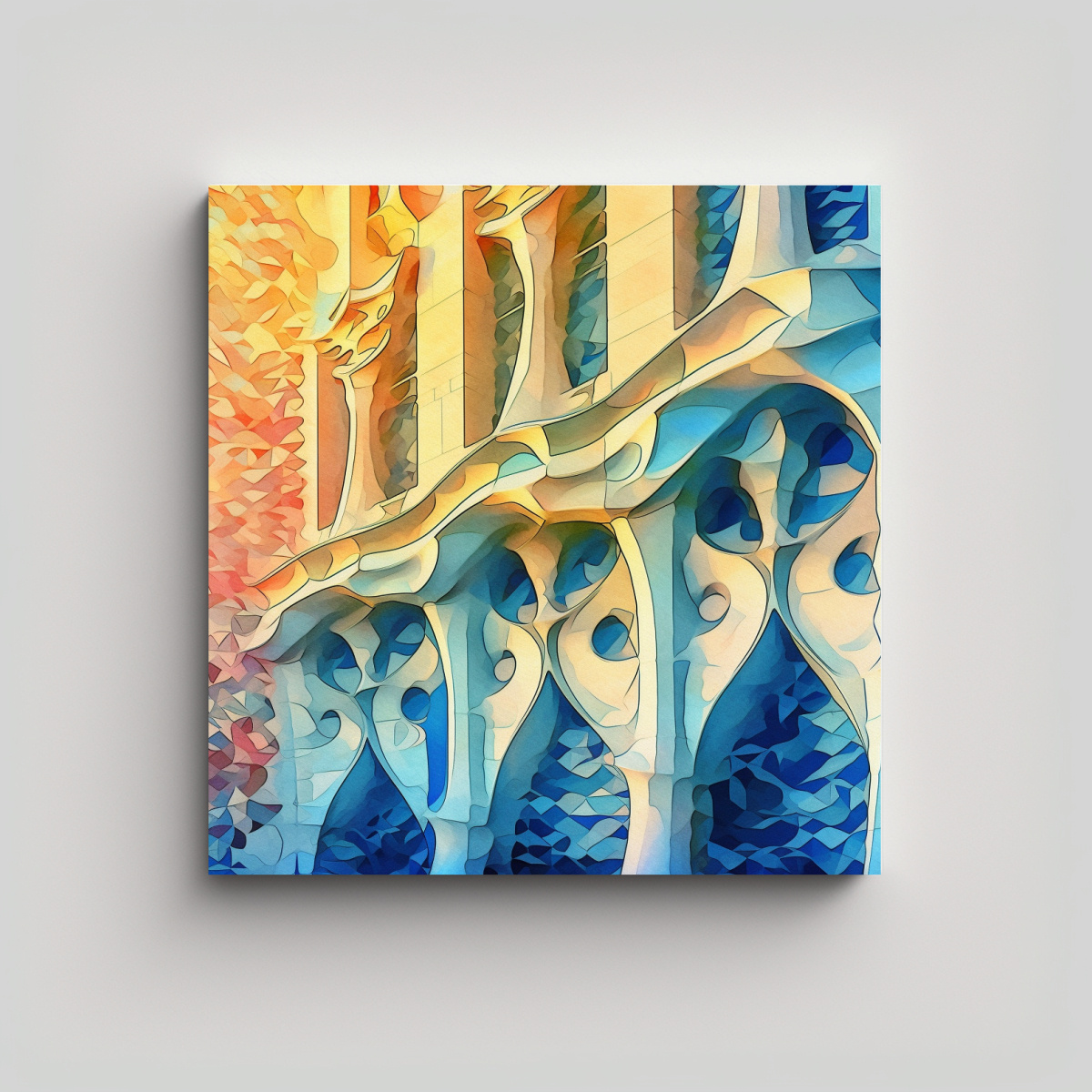 Cuadro Arte Mural Estilo Antonio Gaudí Para Decoración única - Decocuadros