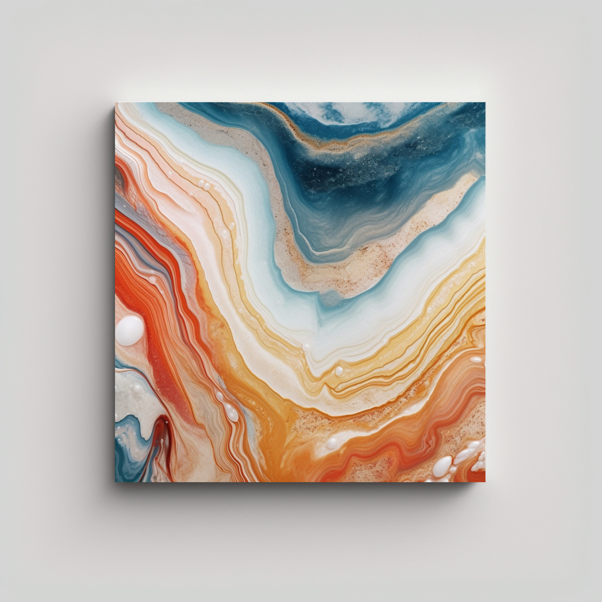 Cuadro Abstracto Mármol Gráfico Con Protagonismo - DecoCuadros