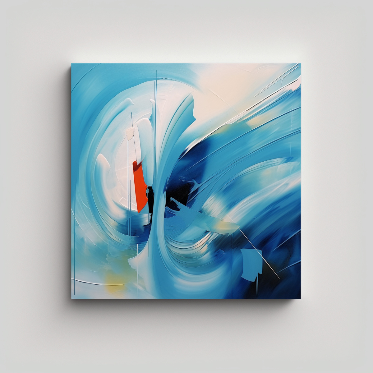 Cuadro Abstracto Relieve Azul Cielo - DecoCuadros