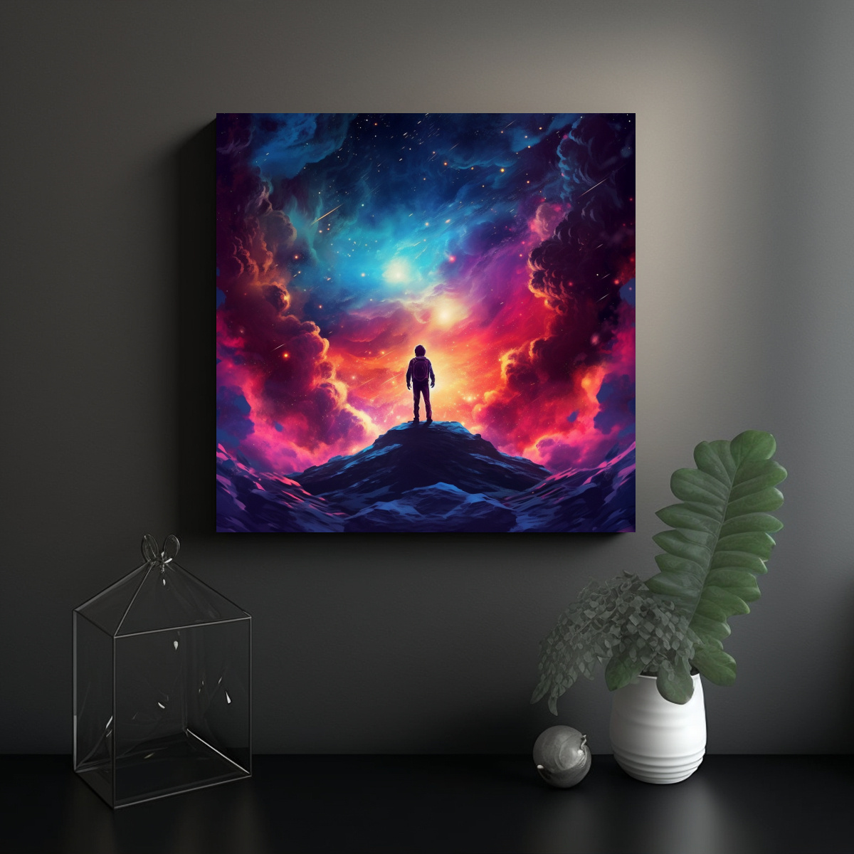 Cuadro Creativo Protagonismo Galaxia Estilo Tyler Edlin - DecoCuadros