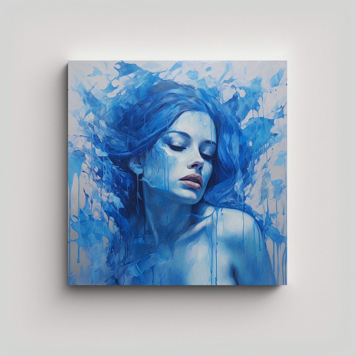 Cuadro Creativo Temática Azul: Arte Abstracto Moderno - DecoCuadros