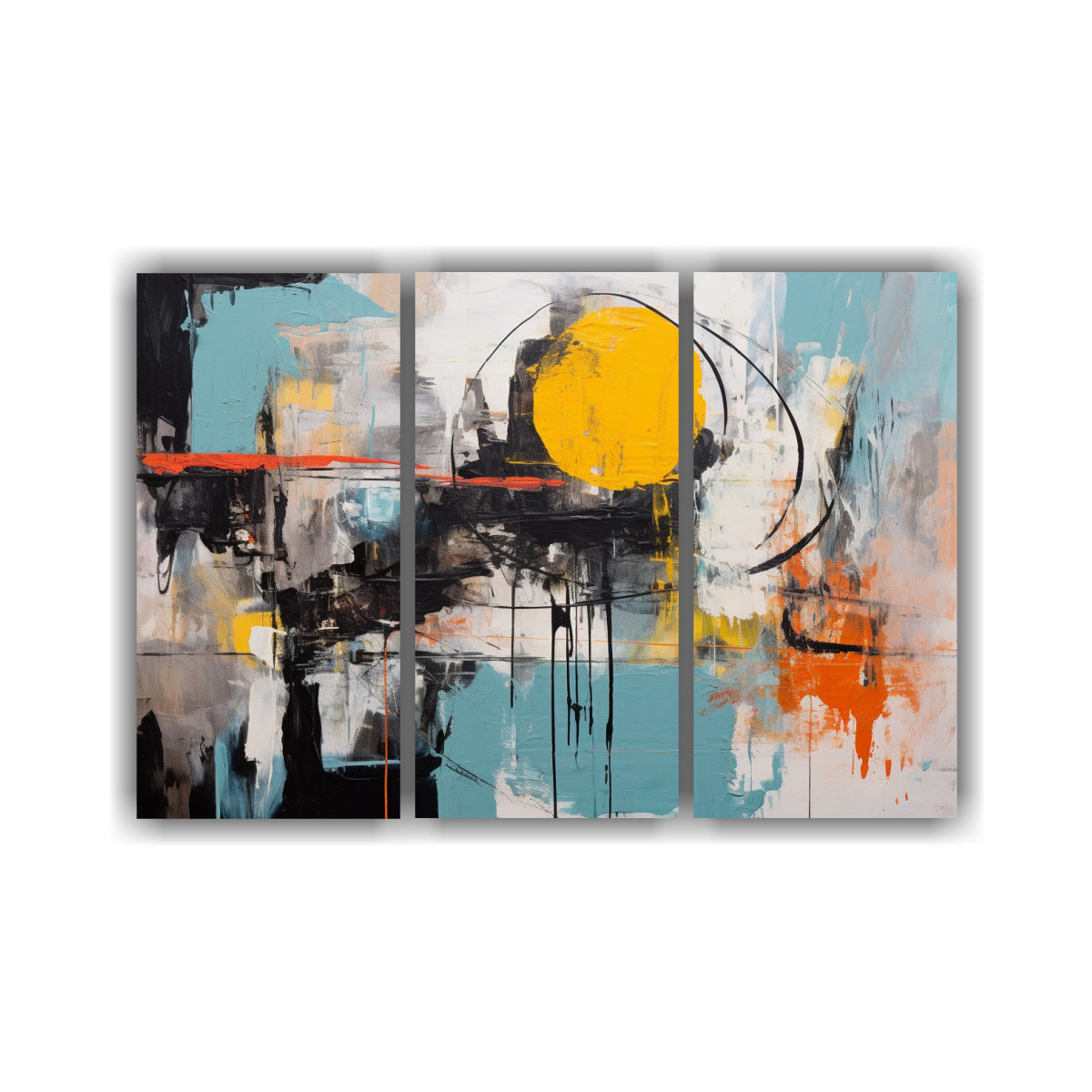 Cuadro Tela Canvas: Composiciones Paris Estilo Robert - DecoCuadros