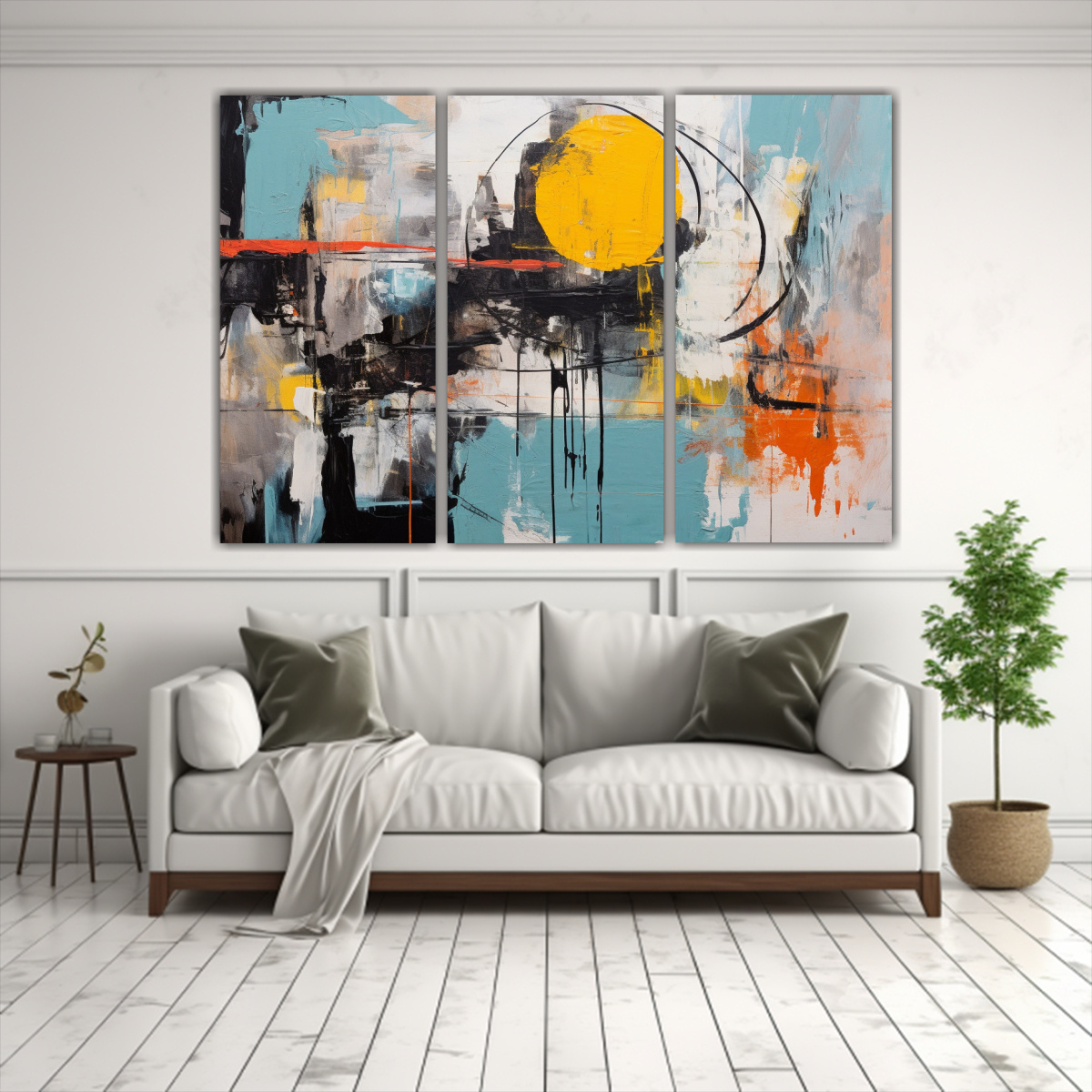 Cuadro Tela Canvas: Composiciones Paris Estilo Robert - DecoCuadros