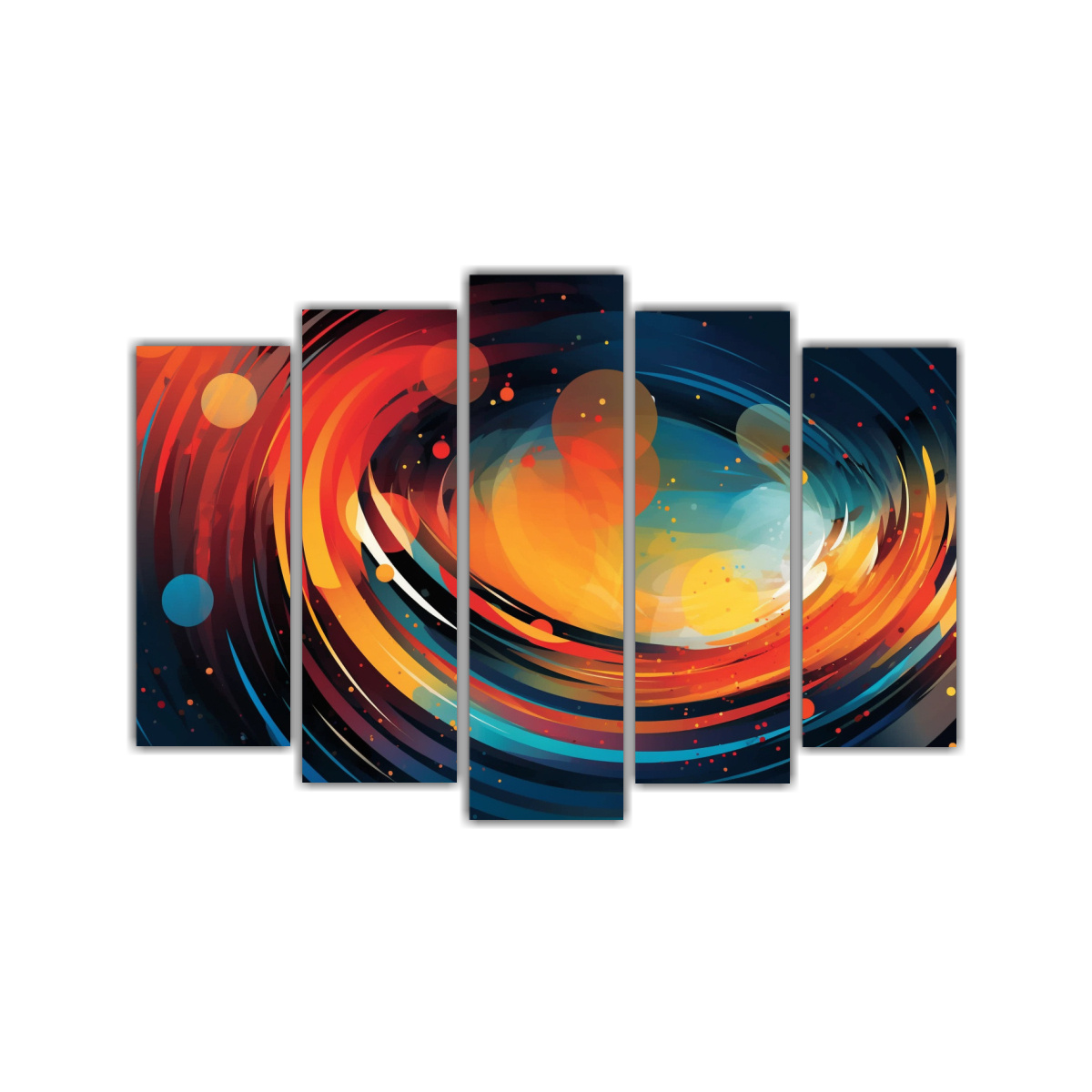 Set 5 Artes De Pared Finas Lineas Mural En Lienzo - DecoCuadros