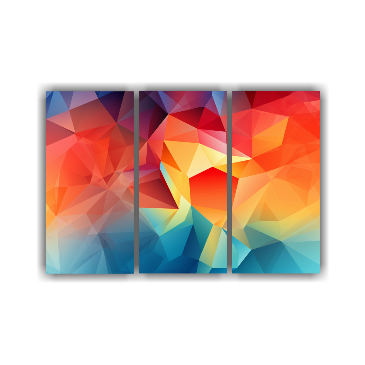 Cuadros Urbanos Triangulares Para Decoración Contemporánea - Decocuadros