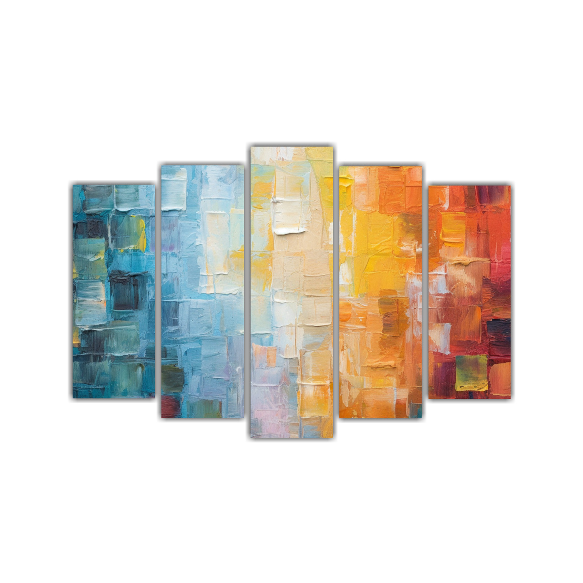 Venta Cuadros Abstractos En Línea De Horizonte Lejano - DecoCuadros
