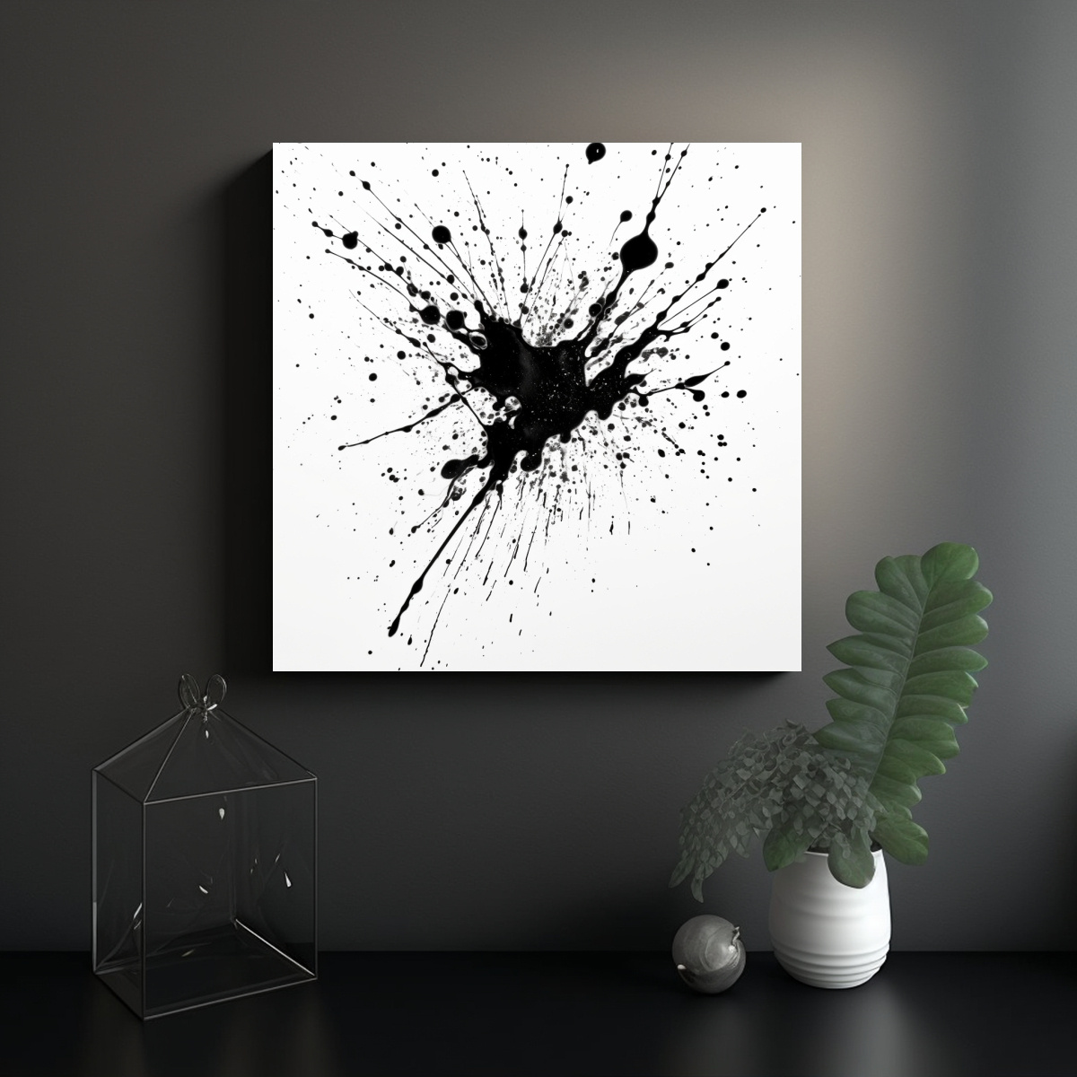 Cuadros Conceptuales Abstractos Sobre Lienzo Blanco - DecoCuadros