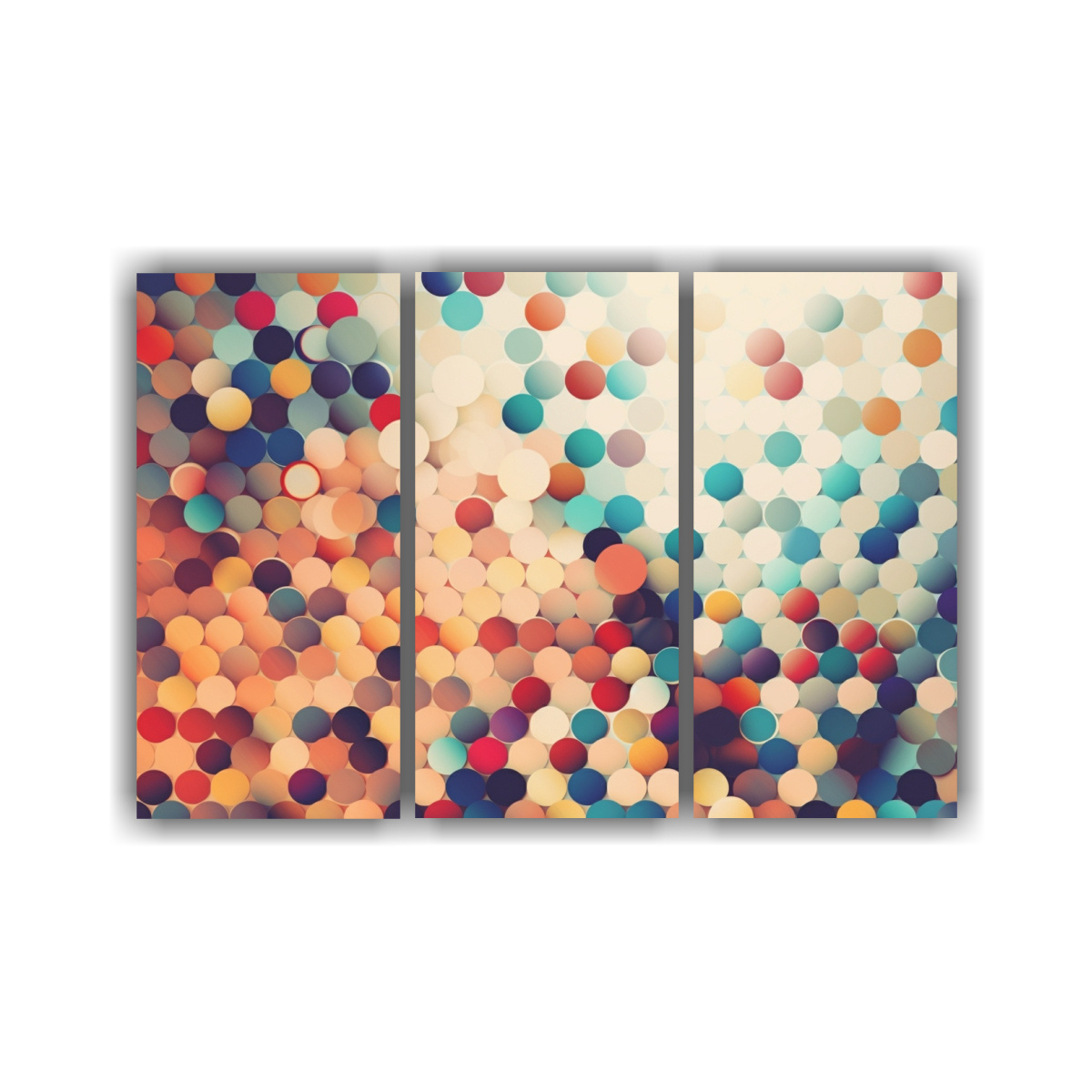 Cuadros Florales Retro En Bastidor: Arte Impresionante En Tres Telas - Decocuadros