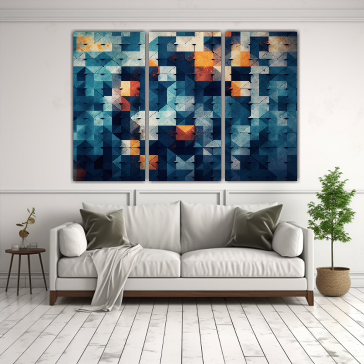 Cuadro Geométrico De Alta Resolución - Compra Online En DecoCuadros