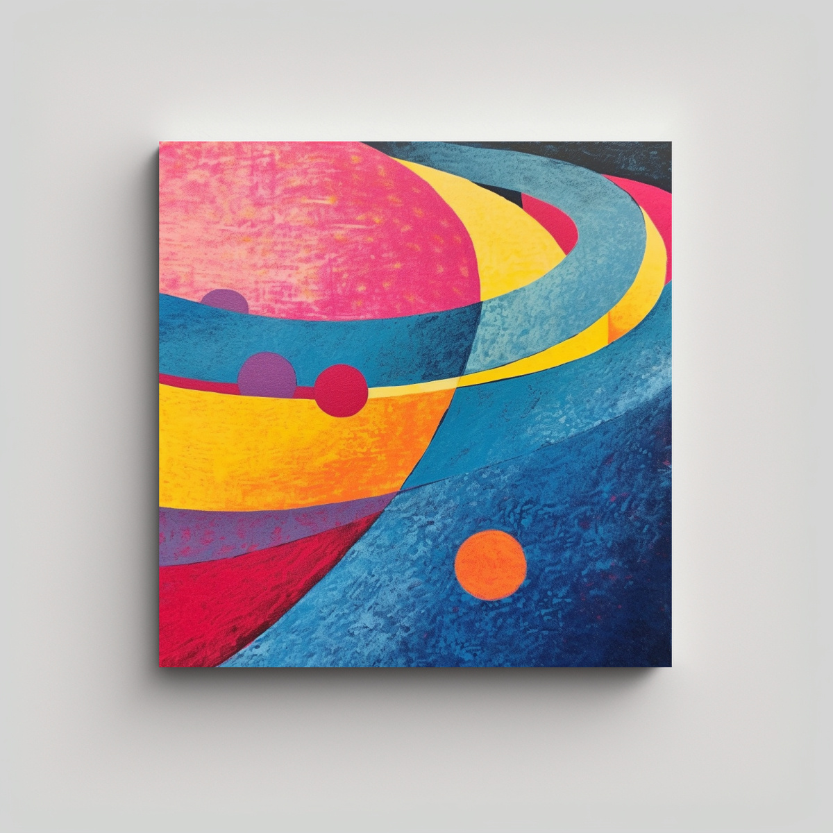 Cuadro Abstracto En Lienzo - Arte Moderno Y Minimalista - Decocuadros