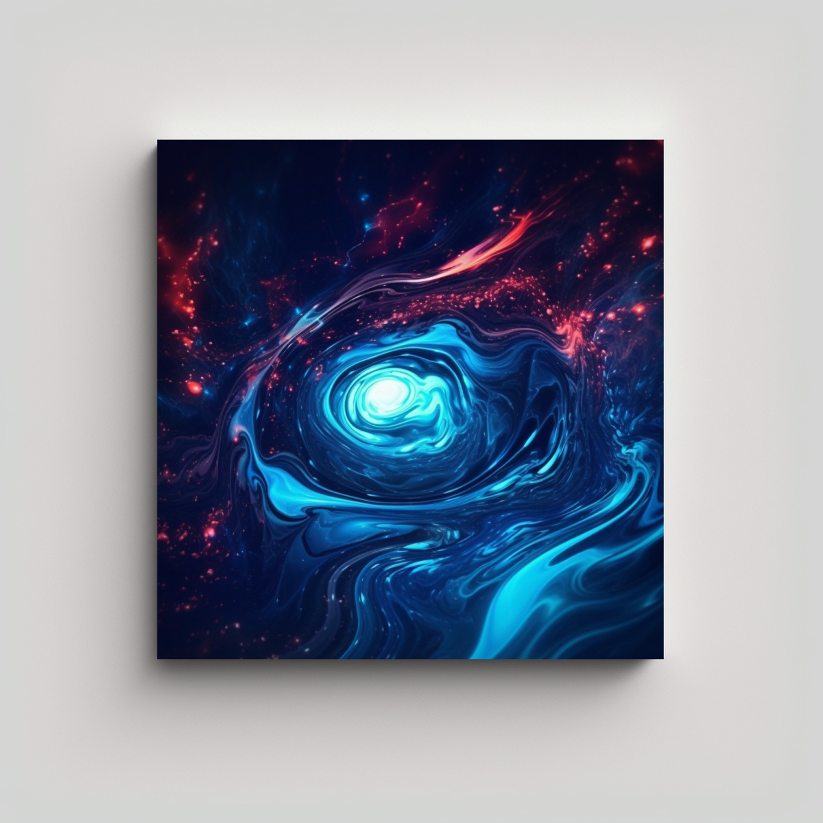 Cuadro Decorativo Abstracto Lila Y Azul Con Envío Gratis En Santiago ...