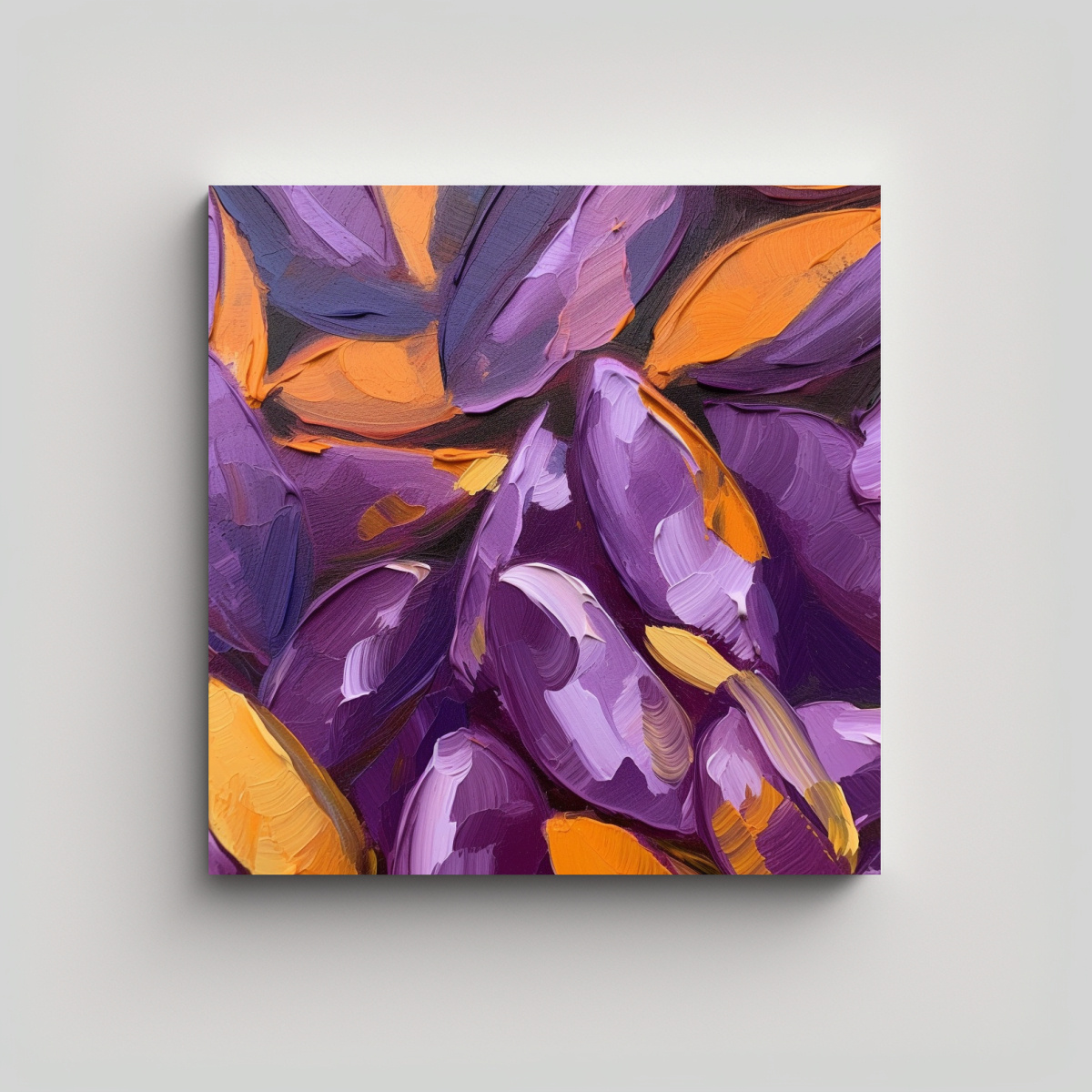 Lienzo Arte Morado Abstracto De Patata Dulce Por Christina Morgan ...