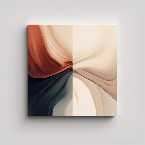 Cuadro Decorativo Minimalista En Esquema Abstracto - DecoCuadros