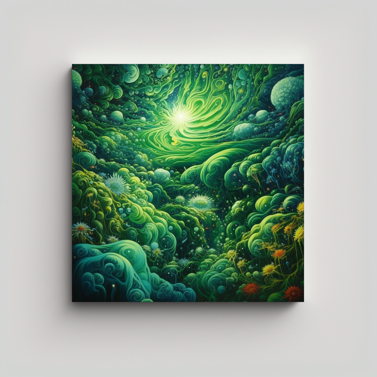 Cuadro Paisaje Sereno: Suspiro En La Naturaleza - Compra Online ...
