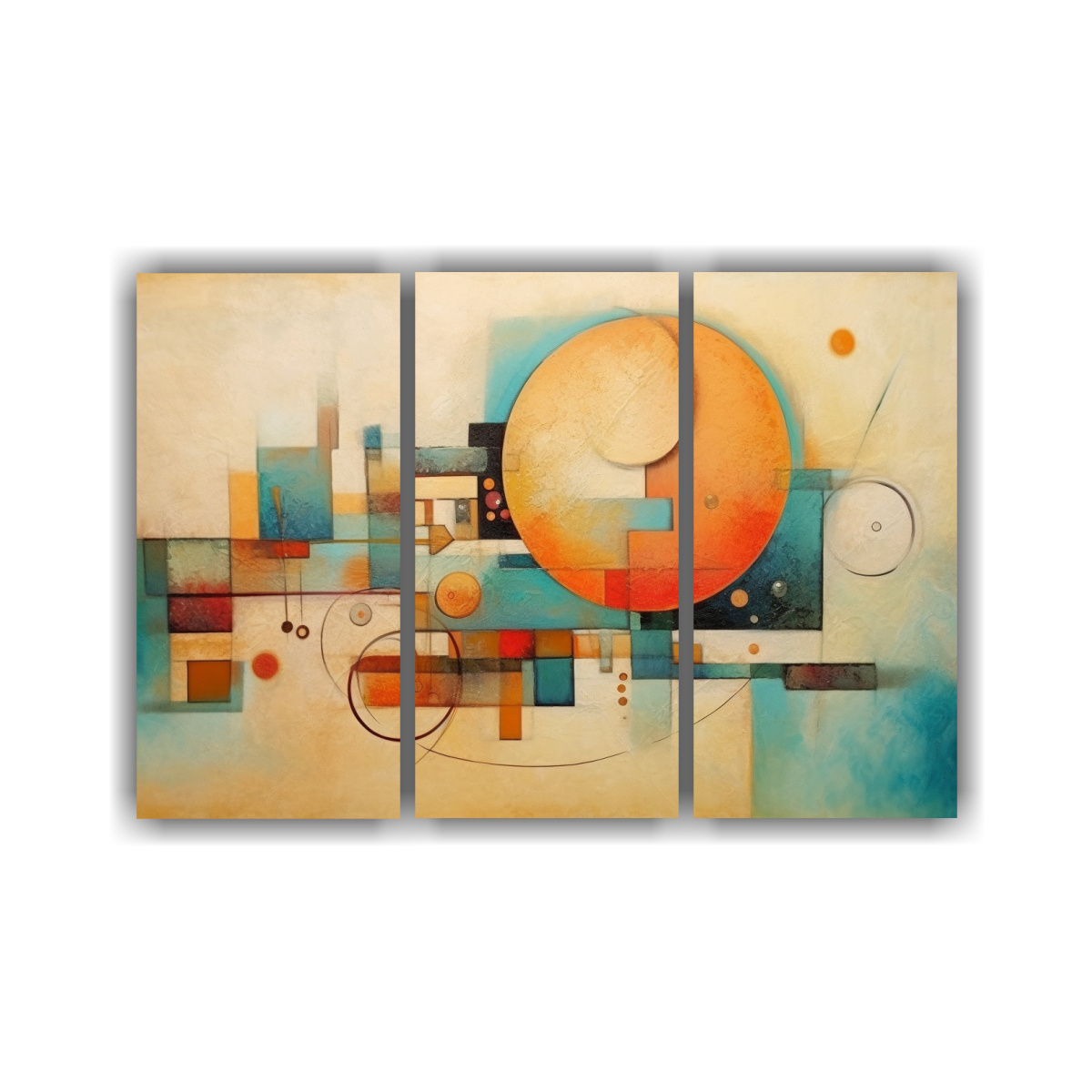 Cuadro Abstracto Vintage: Originalidad Espectacular En DecoCuadros