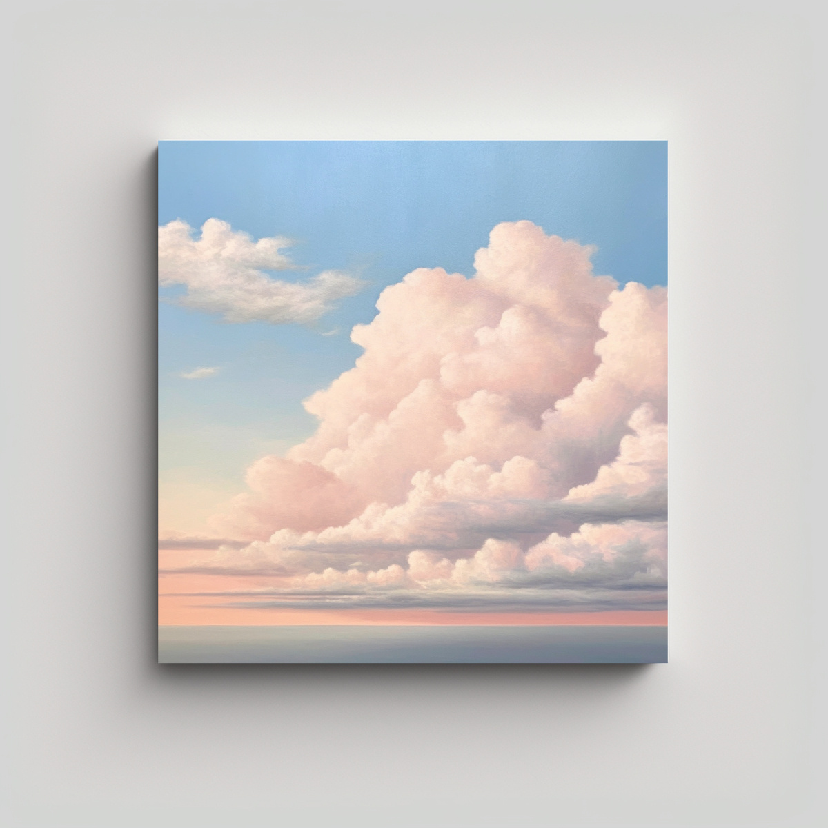 Cuadro Decorativo Estilo óleo Minimalista Moderno Exuberante En Lienzo ...