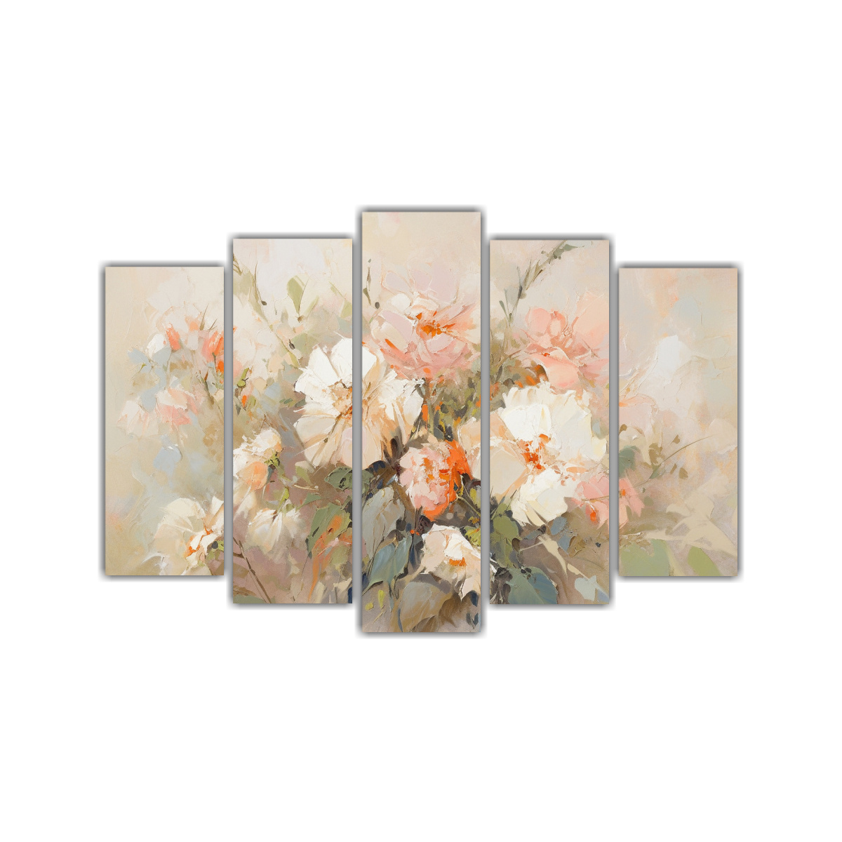 Cuadros Decorativos De Flores En Lienzo Estilo Acuarela - DecoCuadros