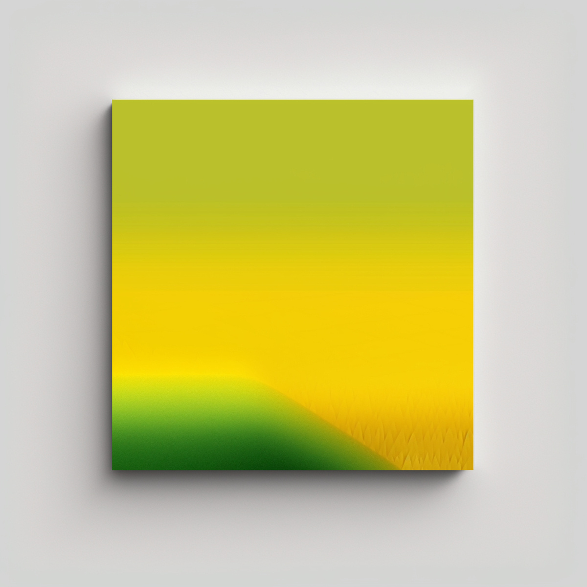 Cuadro Decorativo Amarillo Y Verde Suave - DecoCuadros