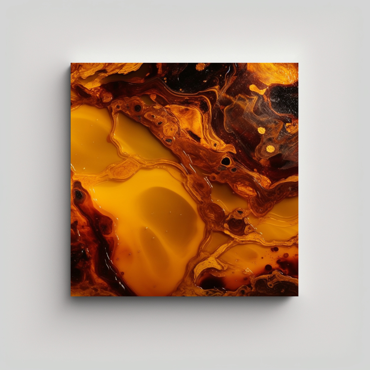 Cuadro Decorativo Amarillo Y Naranja - Compra Online En DecoCuadros