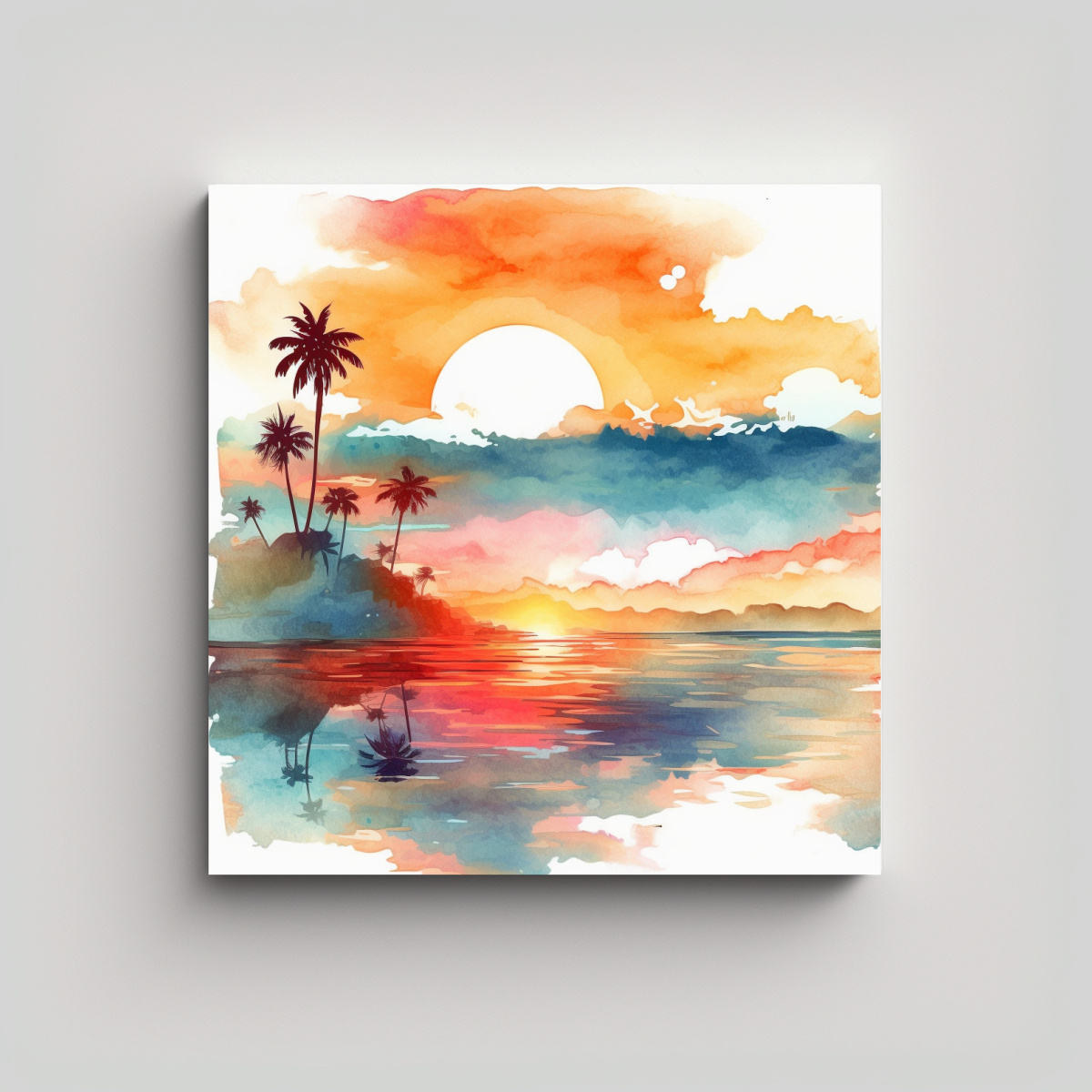 Cuadro Decorativo Lienzo Inspirador Con Vibras Veraniegas En DecoCuadros