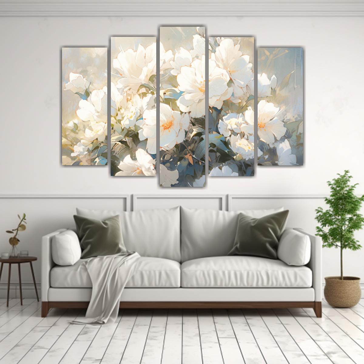 Cuadro Floral En Lienzo De Alta Calidad Y Luminosidad A - DecoCuadros