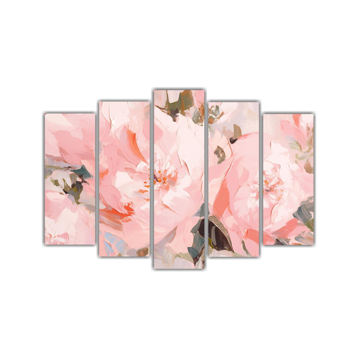 Cuadro Floral Intenso En Lienzo Estilo Fine Arts - Decocuadros