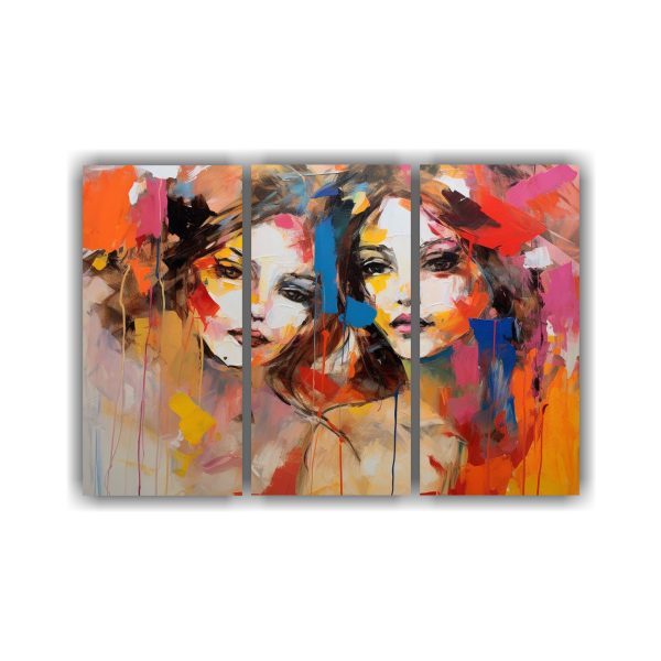 Cuadros Abstractos De Mujeres Felices En Expresionismo Abstracto ...