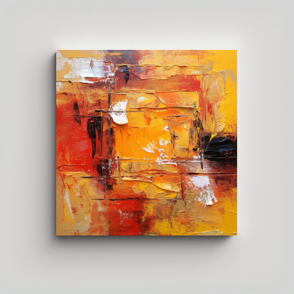 Cuadros Decorativos Modernos En Acrílicos Cálidos Intensos - DecoCuadros