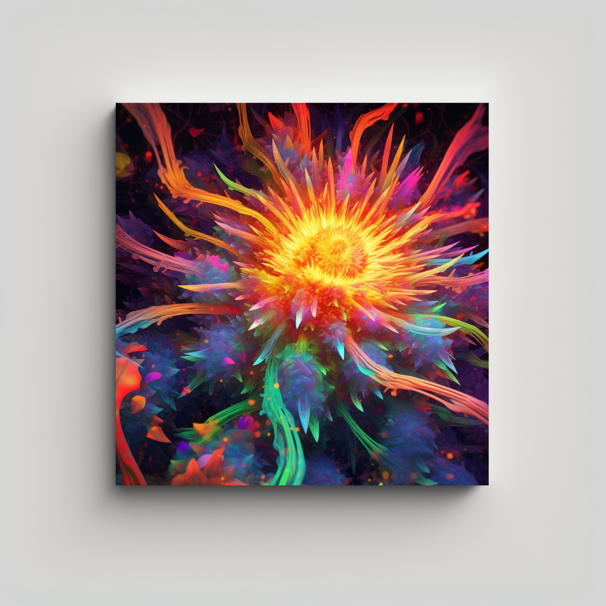 Cuadros Decorativos Fluorescentes De Colores Neón Vivos - DecoCuadros