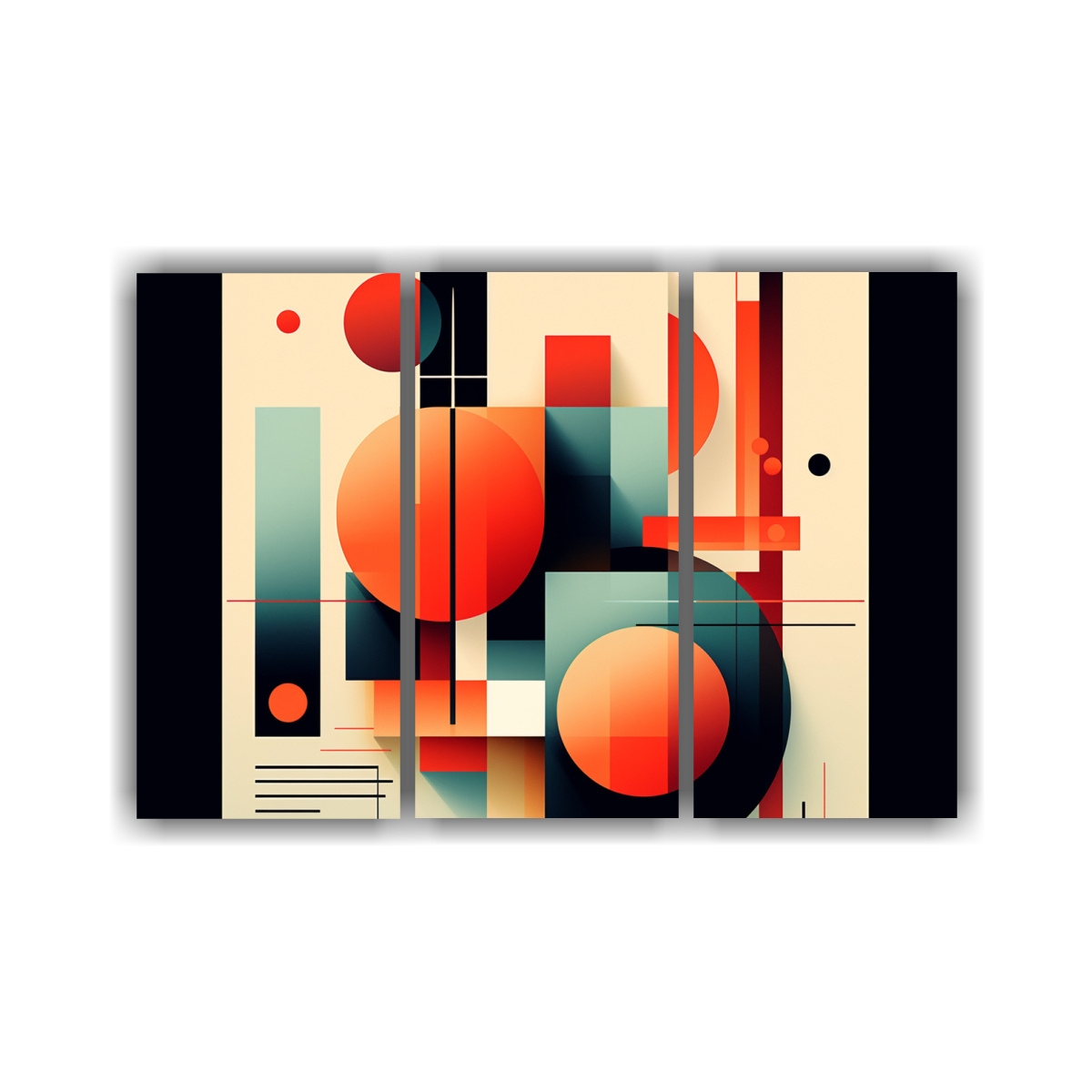 Cuadros Decorativos De Flores Y Formas Geométricas Variadas - DecoCuadros