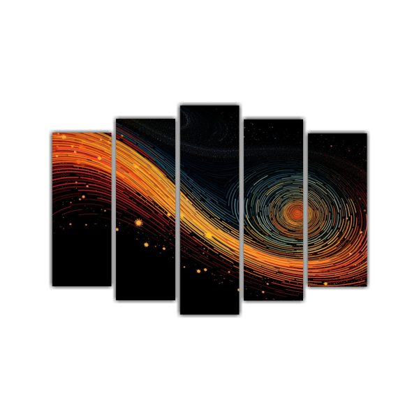 Cuadro Abstracto Universo Ciclónico - DecoCuadros