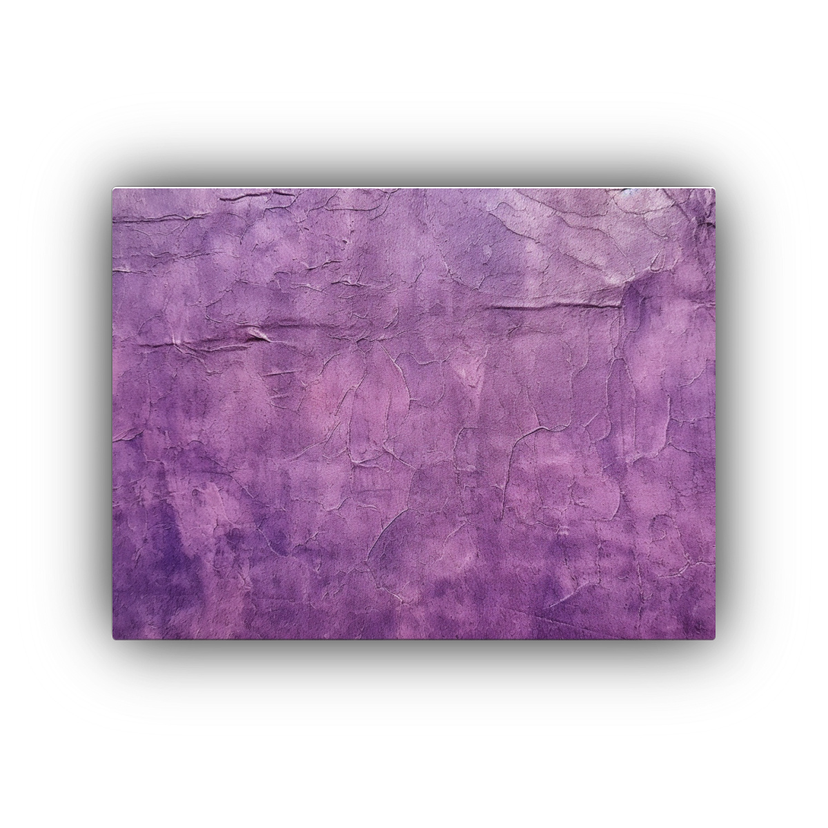 Cuadro Abstracto Moderno En Textura De Papel Morado Oscuro - Decocuadros