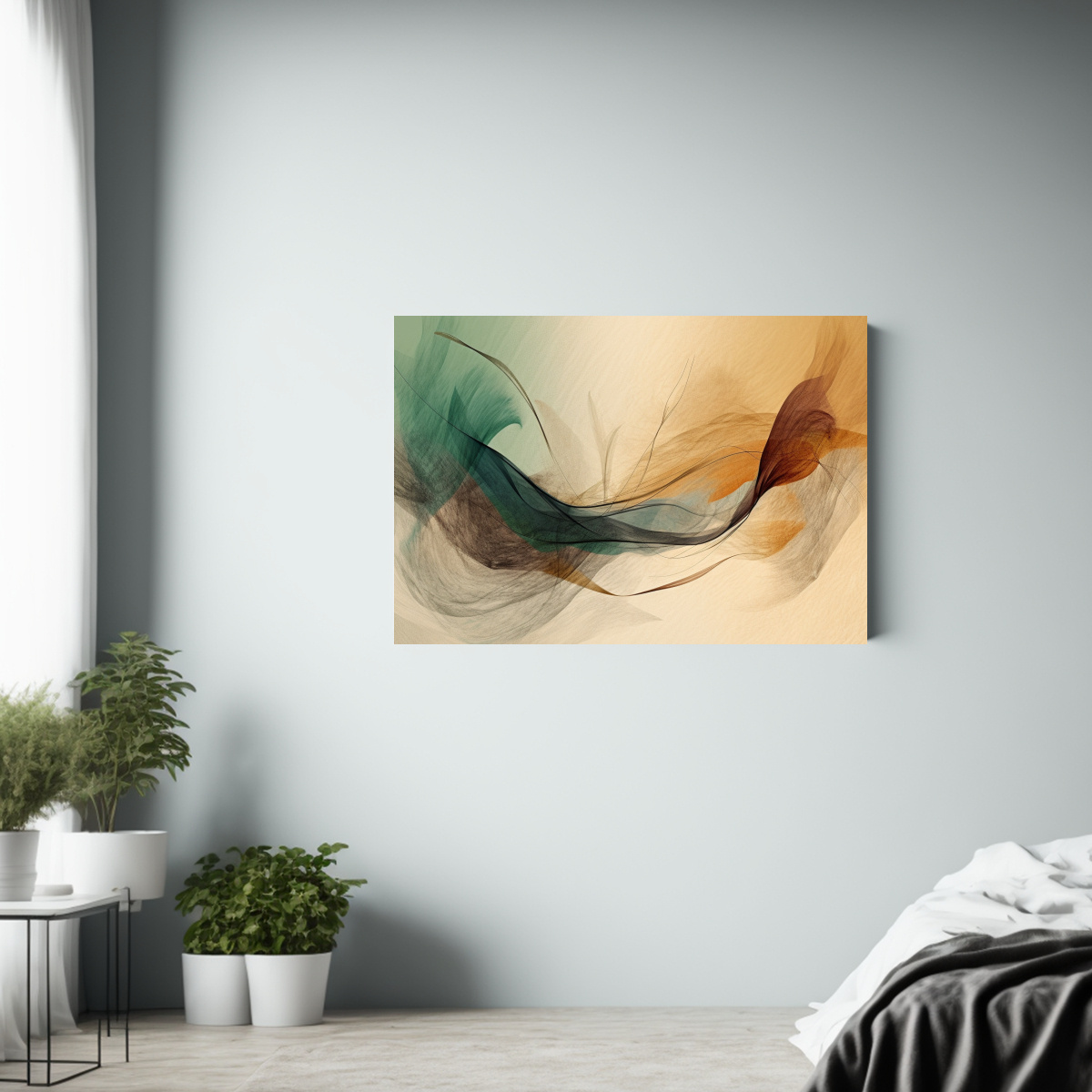 Cuadro Minimalista Abstracto: Líneas De Tinta Inspiradoras - Decocuadros