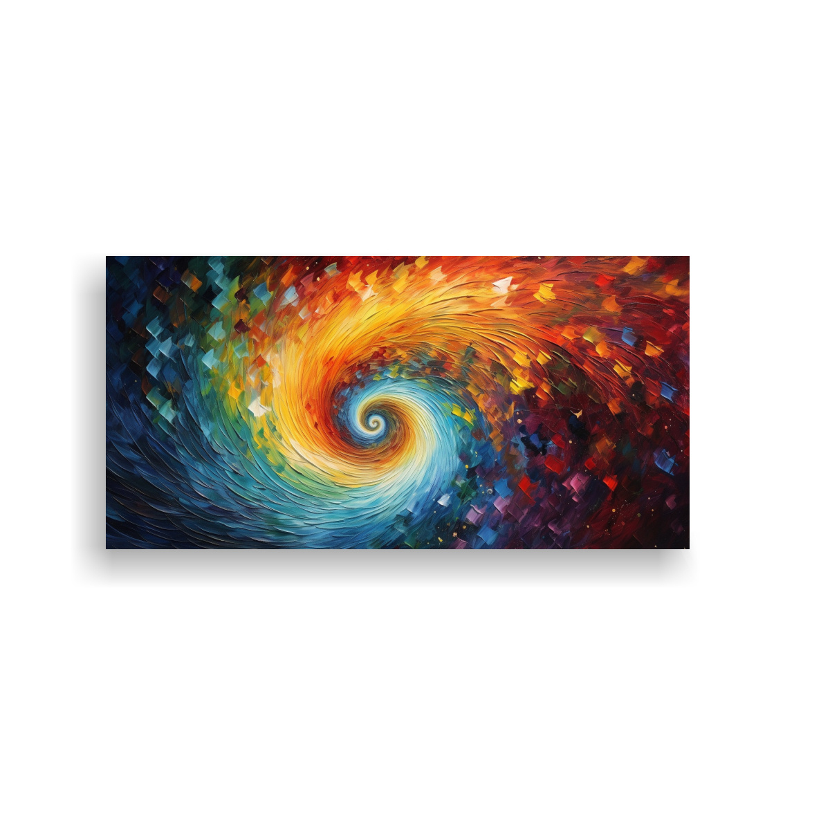 Cuadro Abstracto Multicolor Intensidad Decorativa - Decocuadros