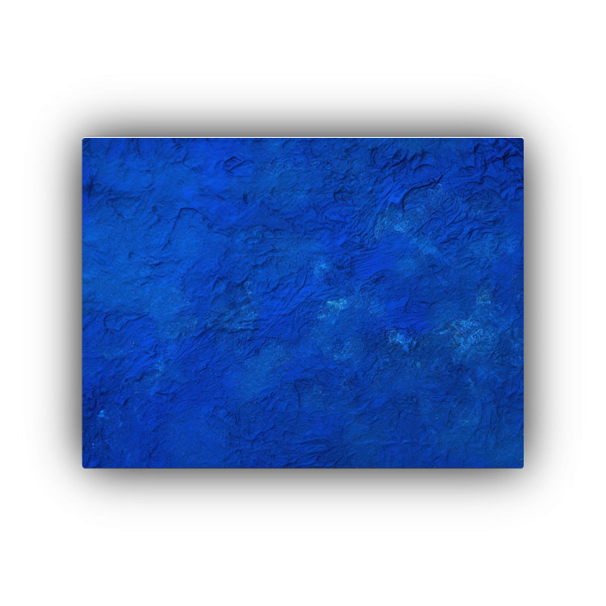 Cuadro Impactante En Fondo Azul Texturizado - DecoCuadros