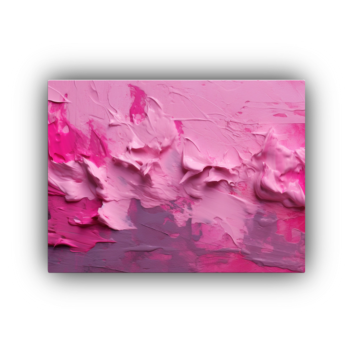 Cuadro Lienzo Moderno Con Fondo Abstracto En Estilo Magenta Oscuro ...