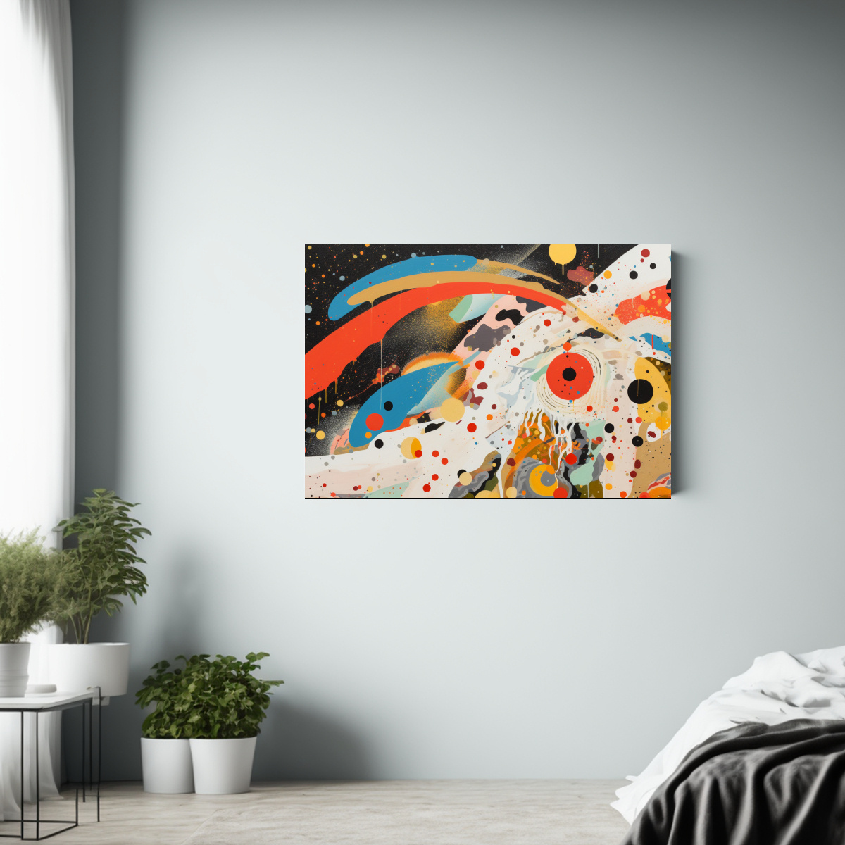 Cuadro Vintage Juveniles Minimalismo Crudo Arte Mixto Por Keiichi ...