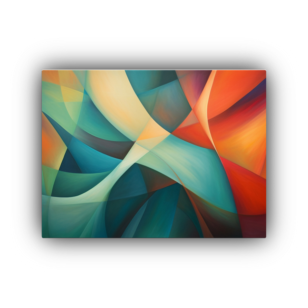 Cuadros Abstractos Con Finas Líneas Vibrantes - ¡Oferta Imperdible ...