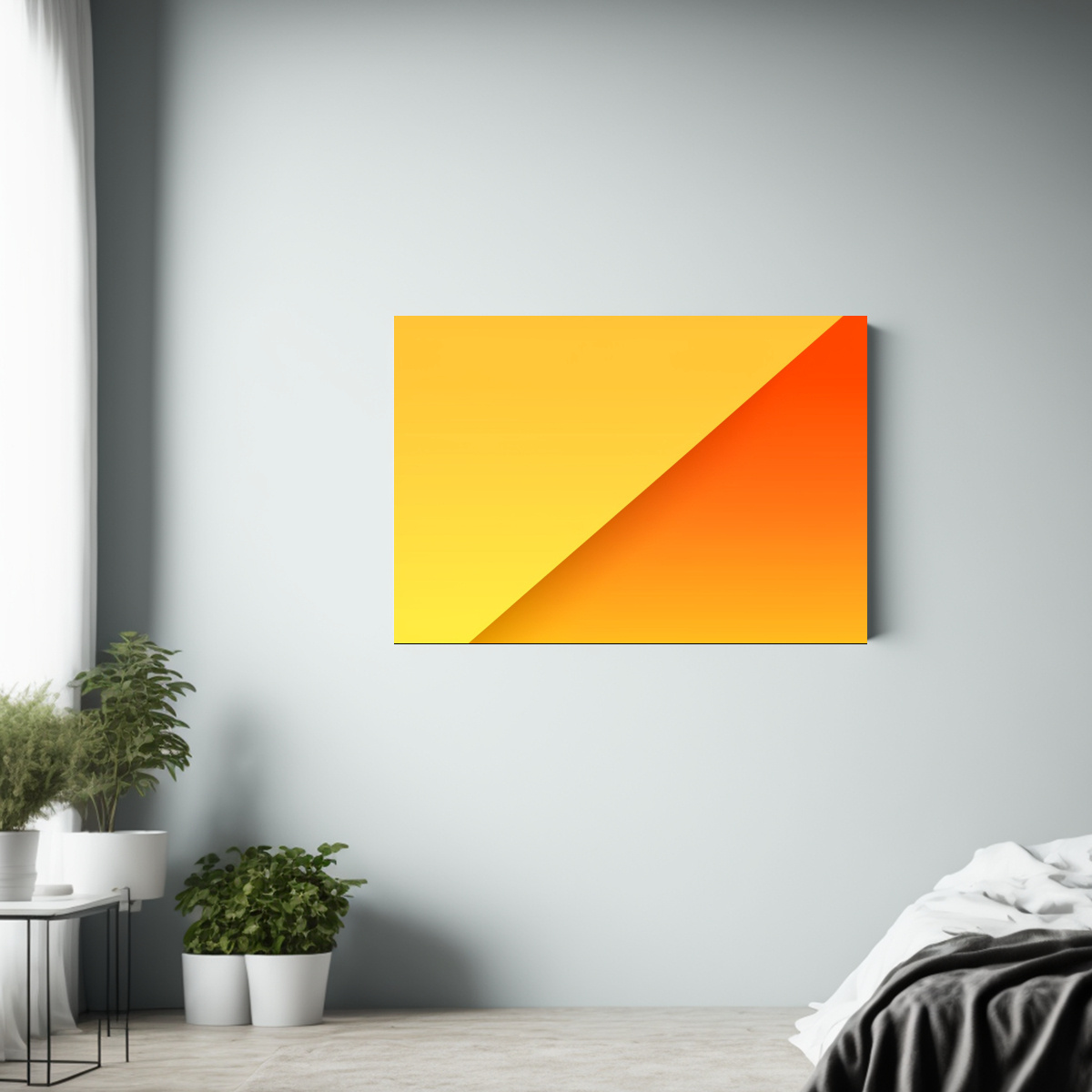 Cuadro Decorativo Amarillo Y Naranja De Alta Calidad - DecoCuadros