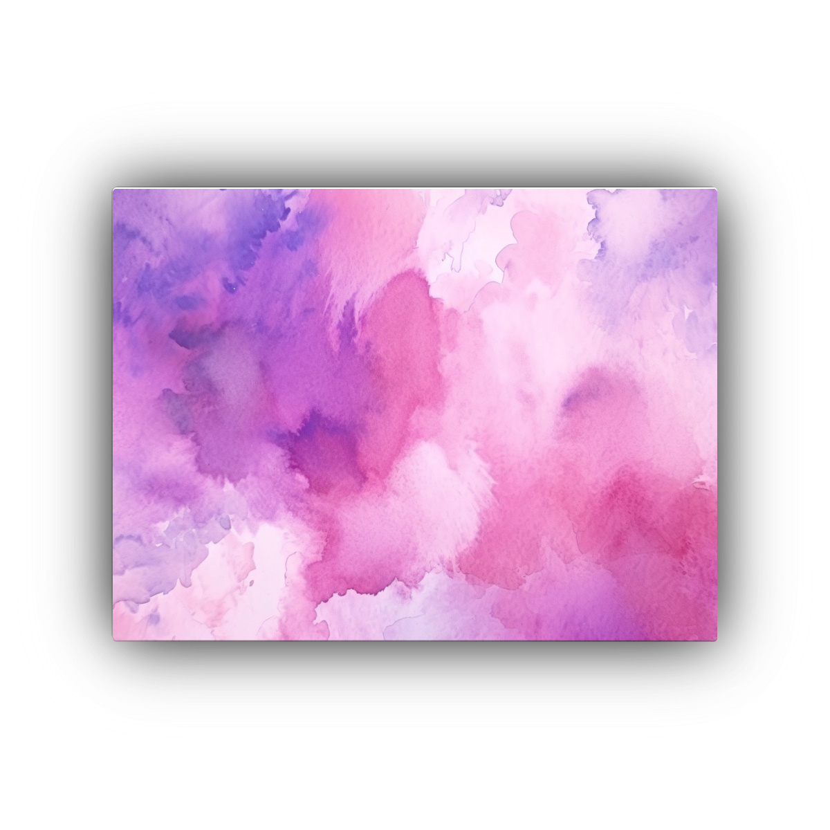 Cuadro Decorativo Rosa Y Morado En Lienzo De Alta Calidad - Decocuadros