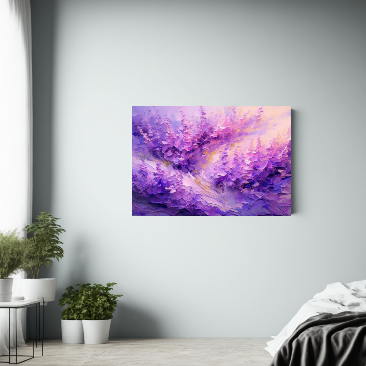 Lienzo De Tela Abstracto Con Composición De Color Luminoso - DecoCuadros