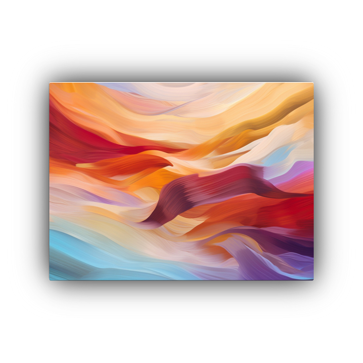 Cuadro Abstracto En Movimiento Con Colores Económicos - DecoCuadros