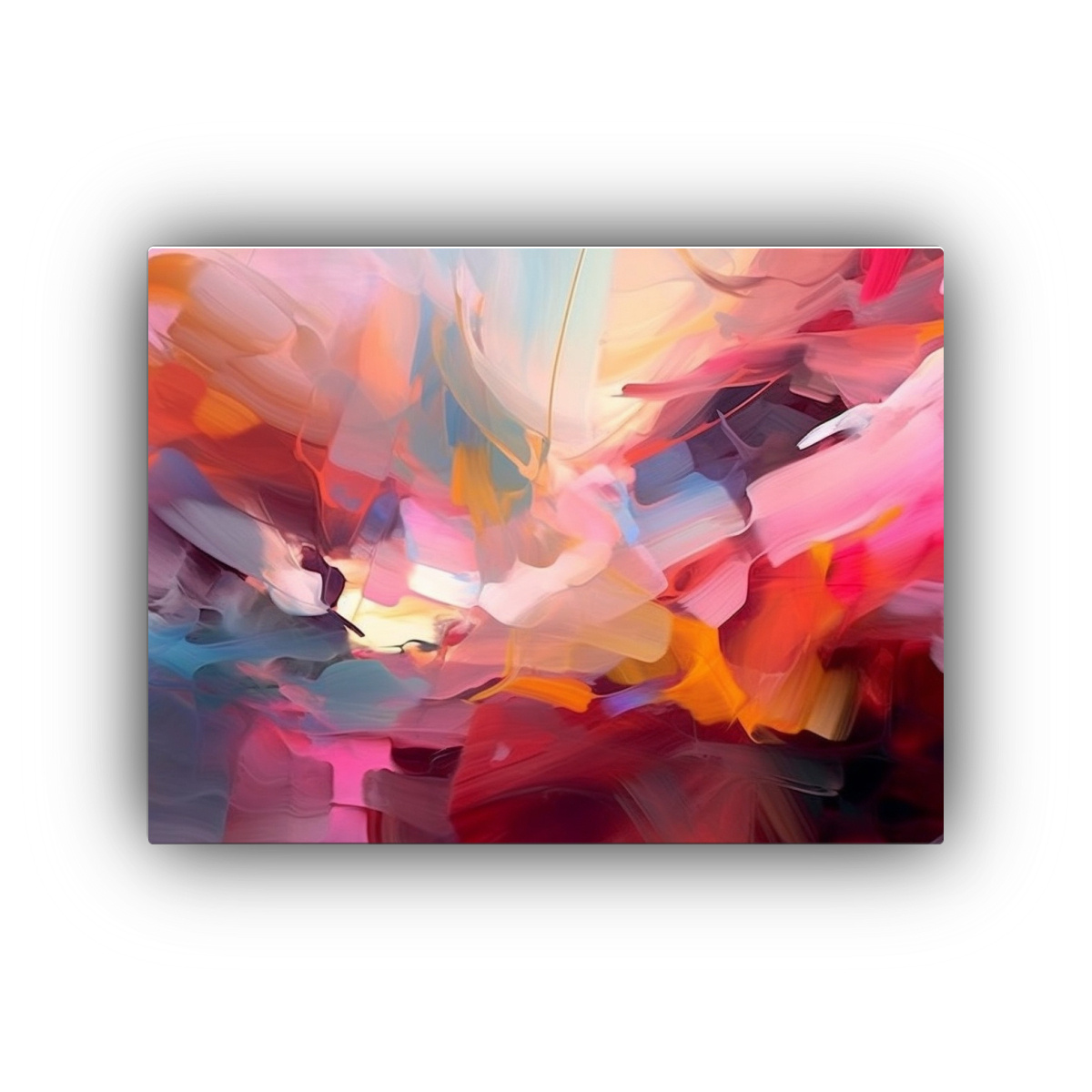 Cuadro Abstracto Estilo Animación: Movimiento Creatividad - DecoCuadros