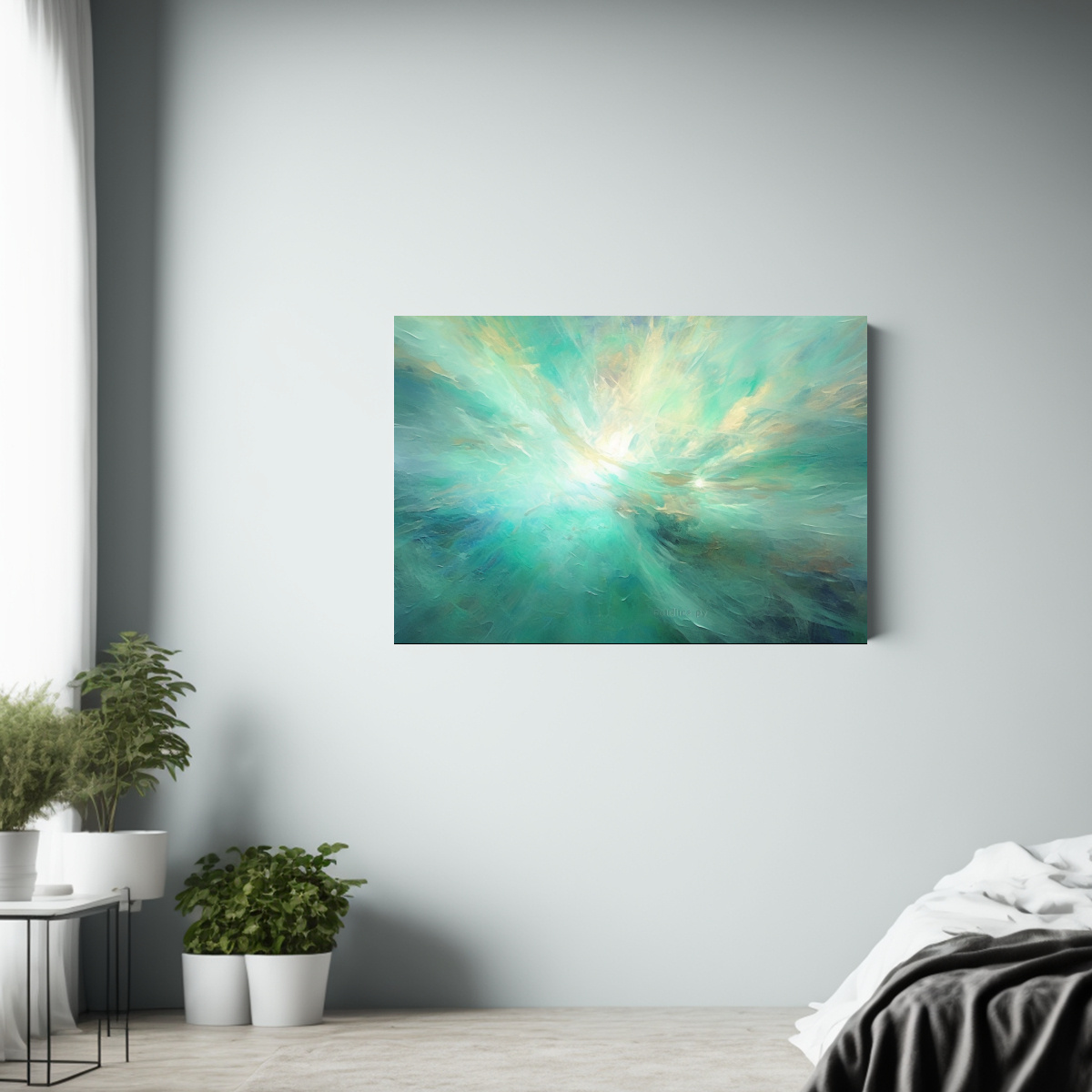 Cuadro Abstracto Luminoso En Tela De Alta Calidad - DecoCuadros