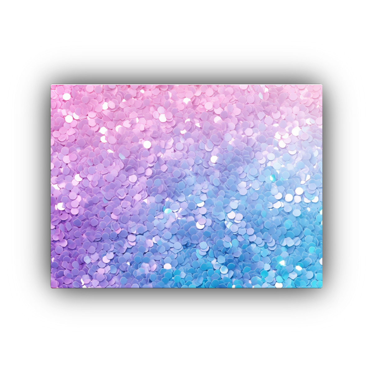 Cuadro Abstracto Naturaleza Viva - Exclusivo Diseño En Turquesa Y Lila - Decocuadros