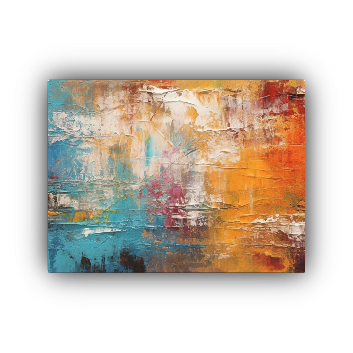 Cuadro Moderno Multicolor Vanguardista - DecoCuadros